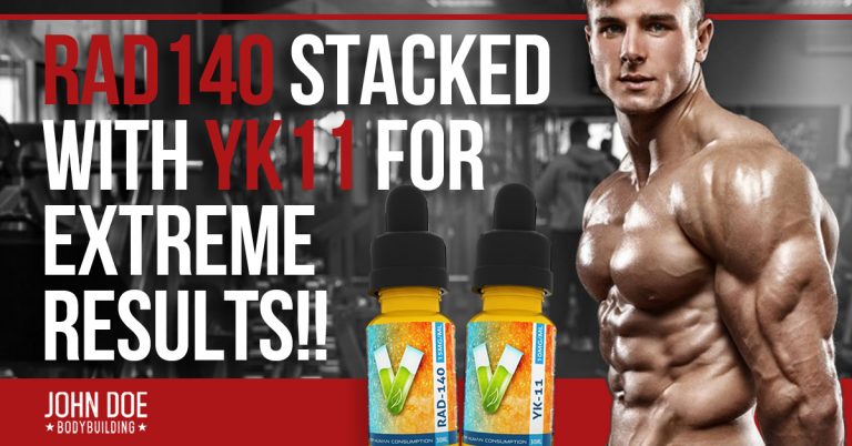 RAD140 stacked with YK11 for EXTREME RESULTS!